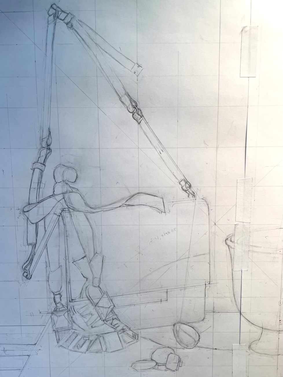 Drawing My New Set-up | Linda Mann Artist